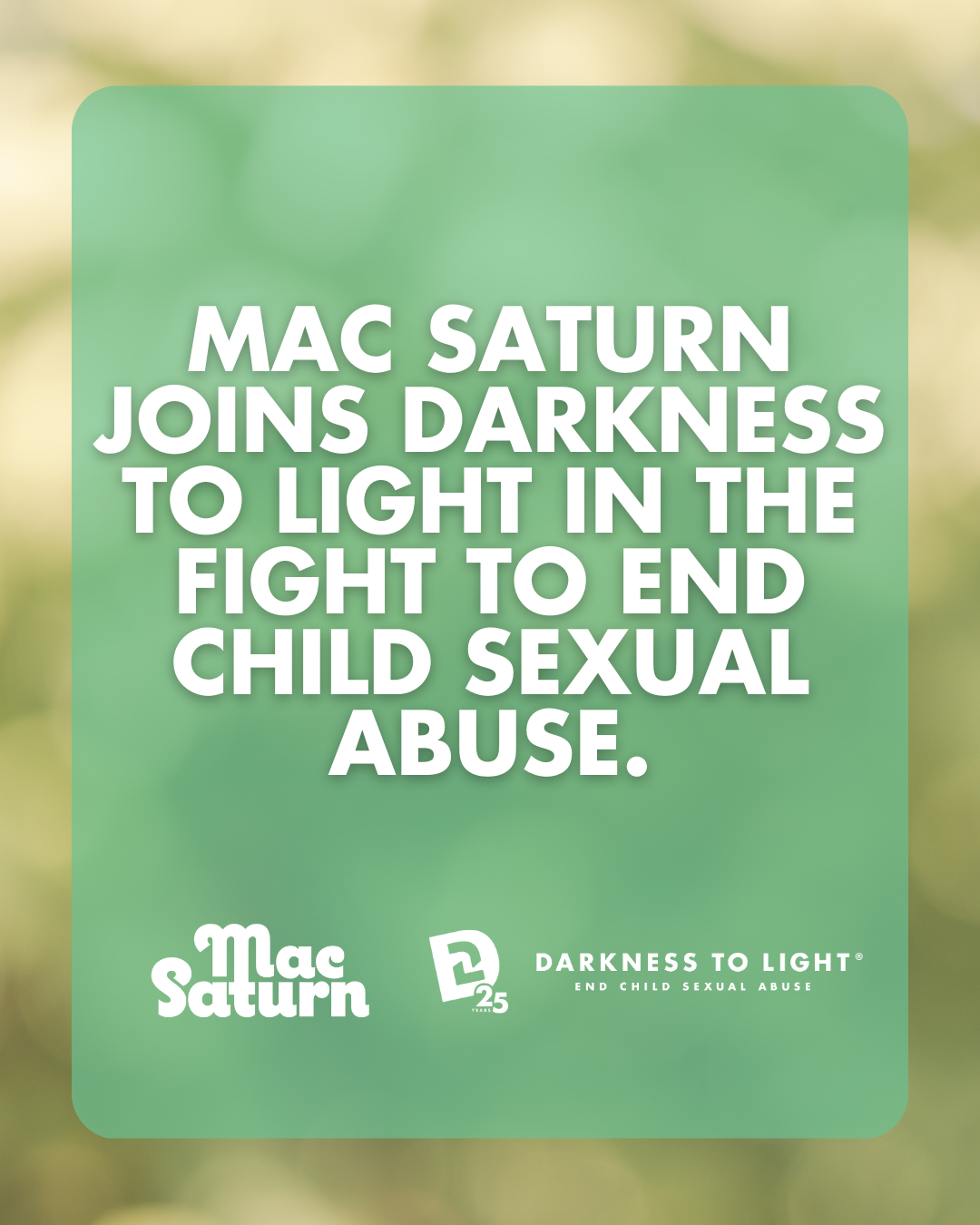 Mac Saturn + Darkness to Light - Darkness to Light